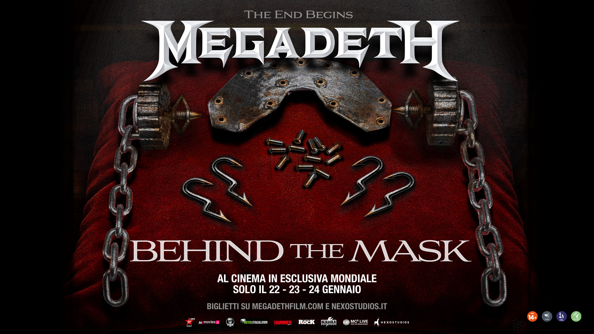 Megadeth: Behind The Mask – nei cinema di tutto il mondo il 22, 23 , 24 ...